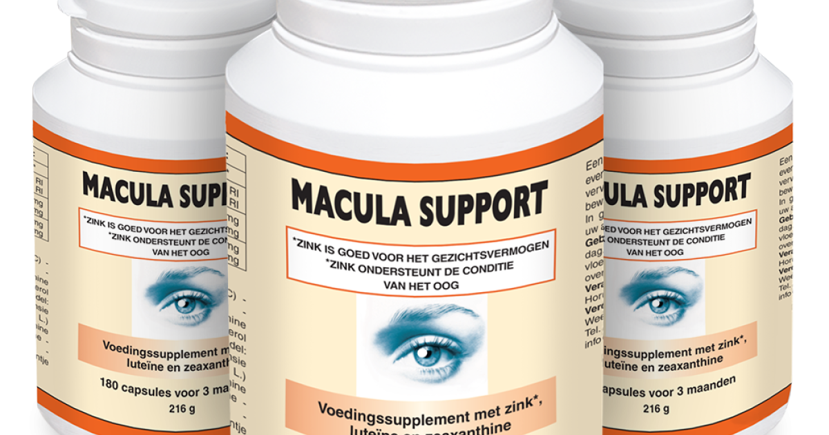Macula Support ter ondersteuning van uw gezichtsvermogen | Oogvitamines ...